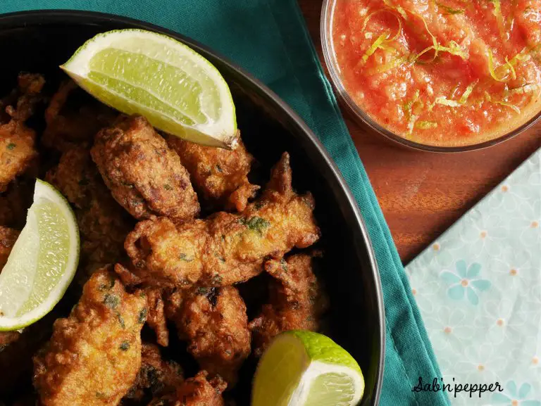 Accras de légumes et sauce rougail - Sab'n'Pepper