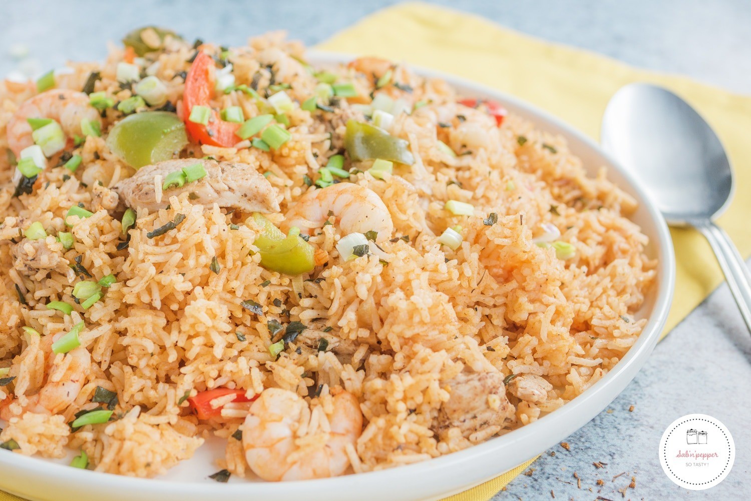 Jambalaya poulet et crevettes : la recette facile - Sab'n'Pepper