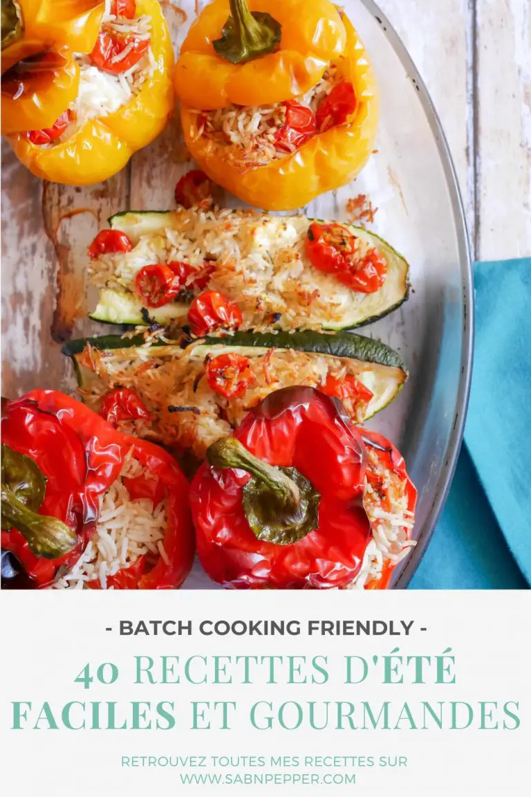 40 recettes d'été à mettre dans ta banque de recettes - Sab'n'Pepper